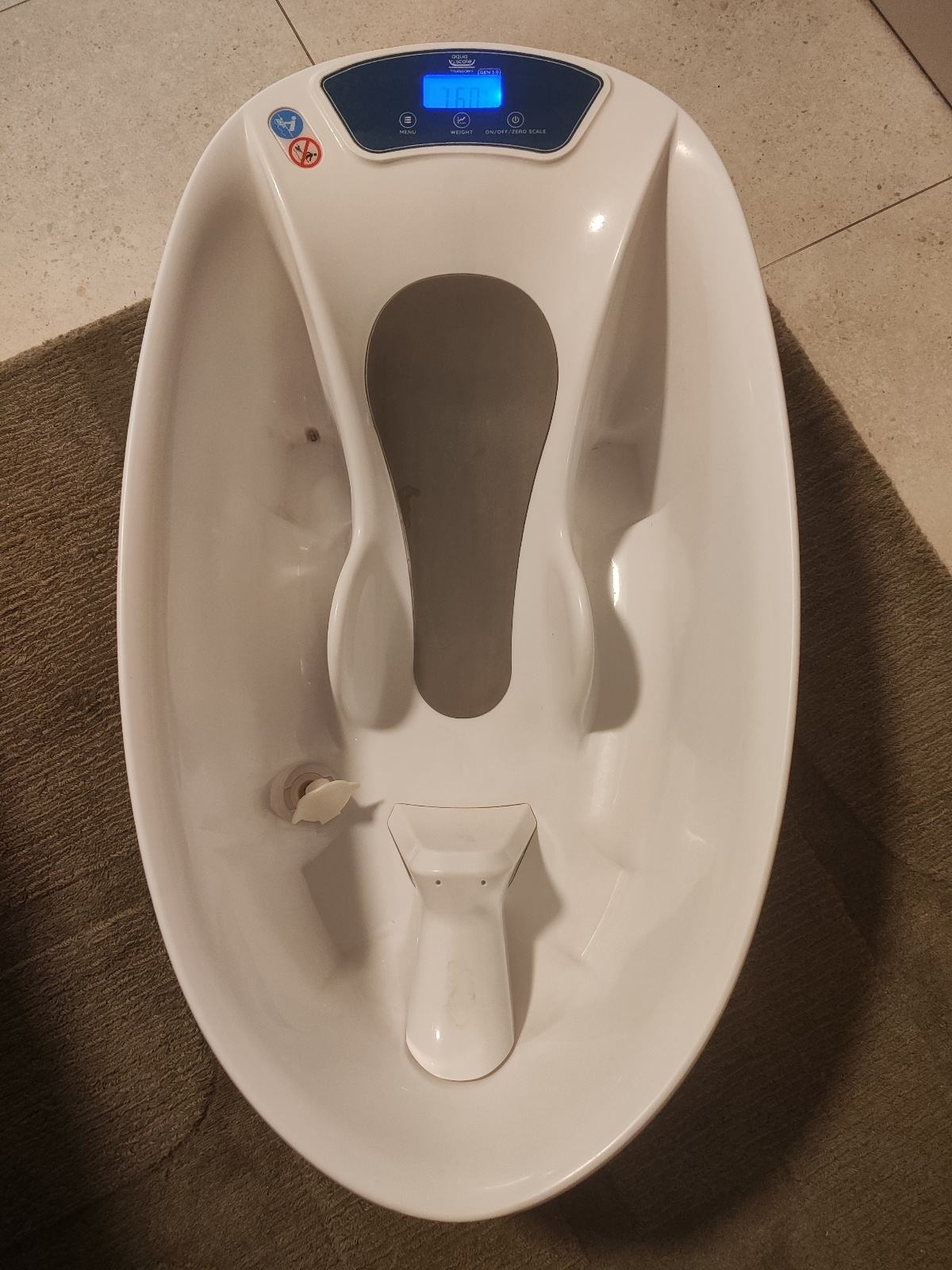 Aqua scale kadica 3u1 (kadica, vaga, termometar)