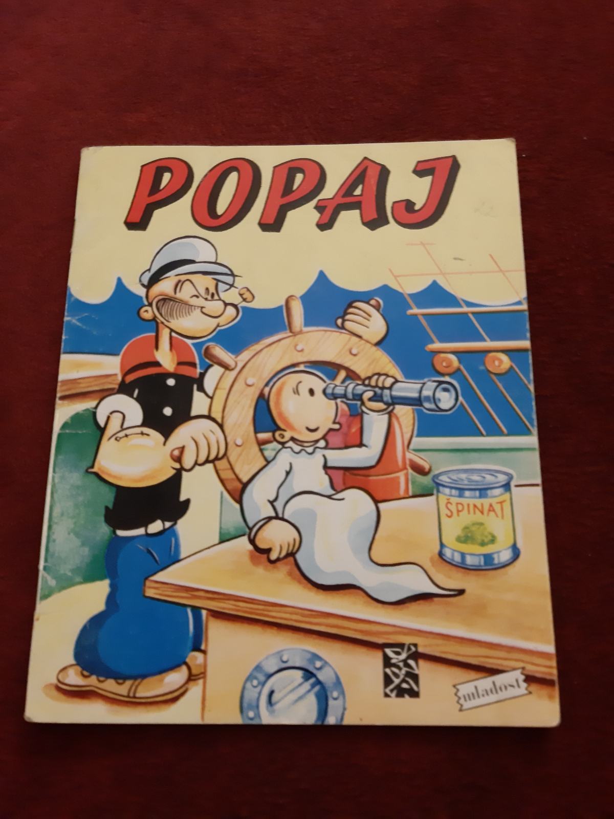 Popaj i Popaj i novi brod - slikovnica/strip