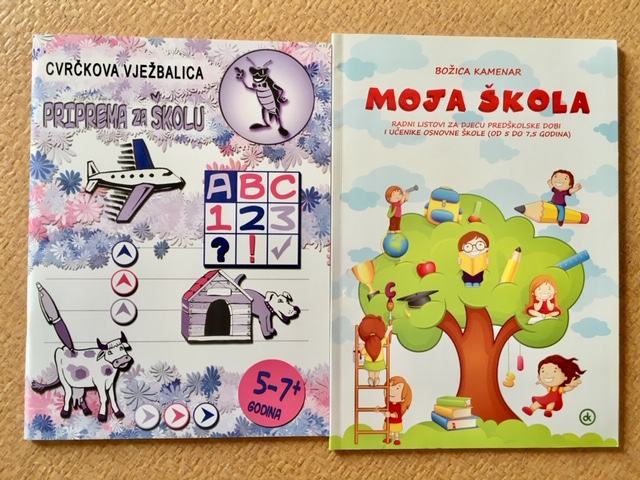 NOVO! PRIPREMA ZA ŠKOLU RADNI LISTOVI 5 - 7,5 g