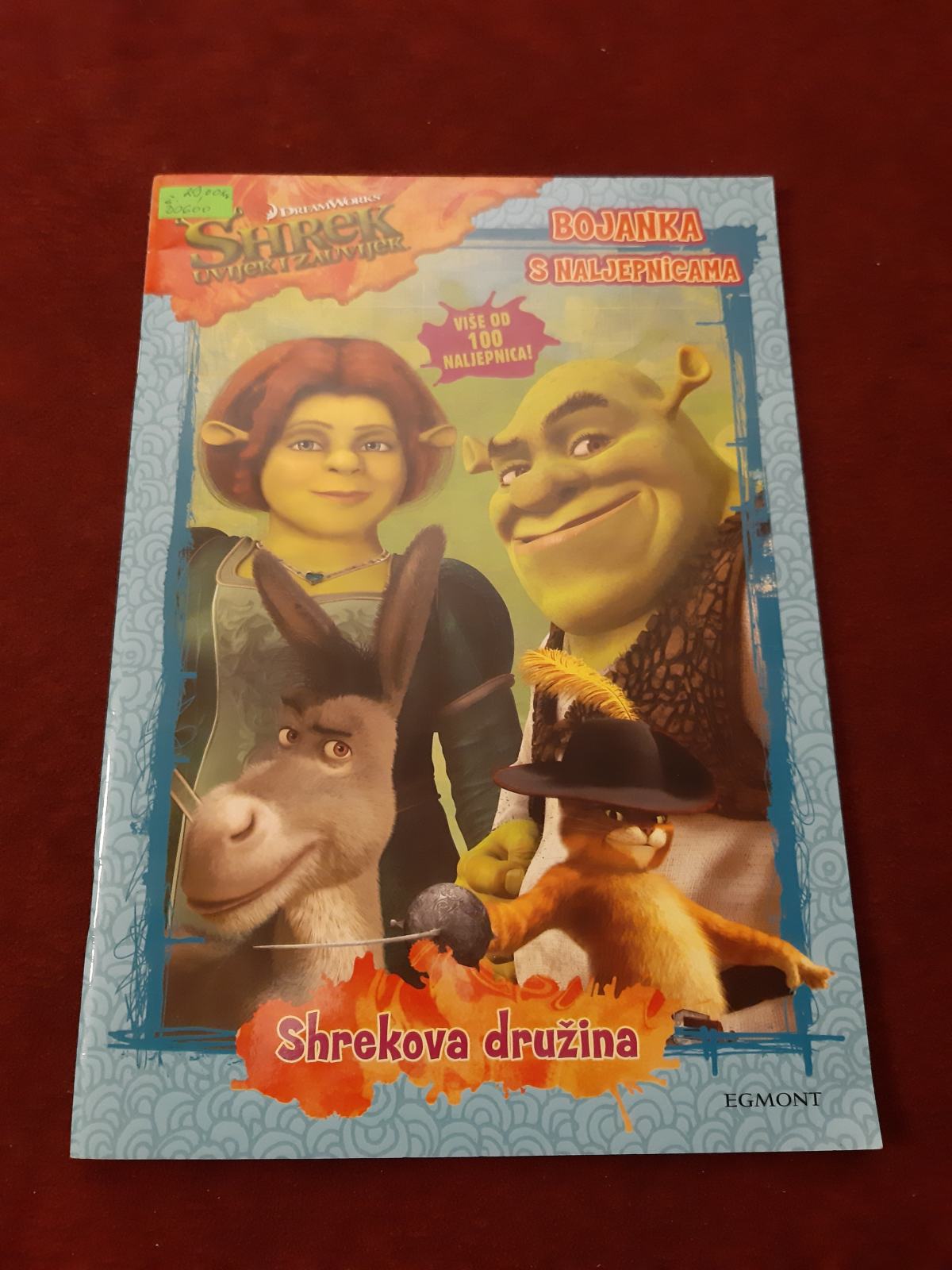 Shrek Uvijek i zauvijek - bojanka s naljepnicama