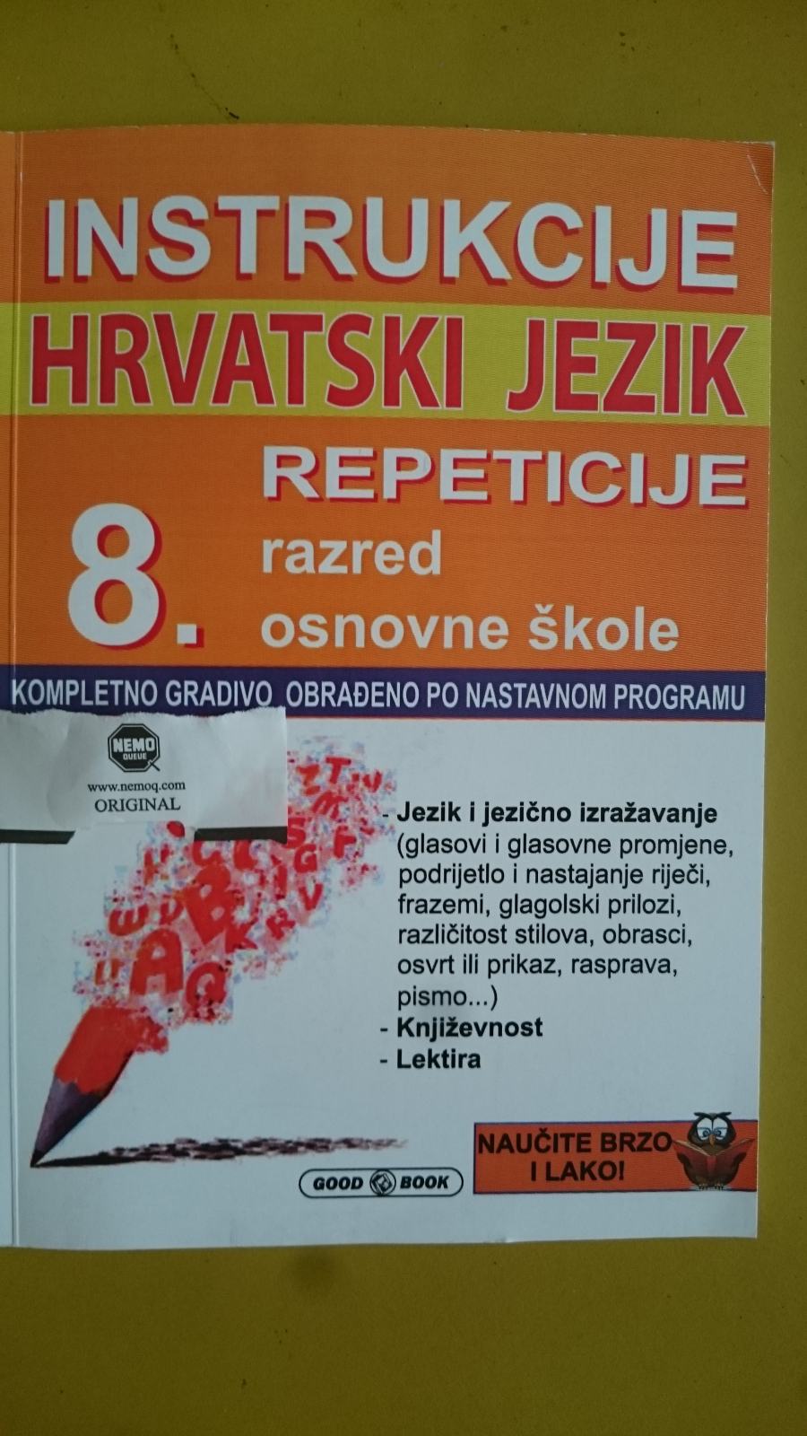INSTRUKCIJE REPETICIJE HRVATSKI JEZIK