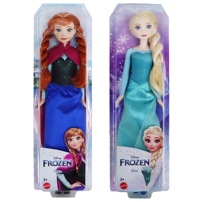 BARBIE LEDENA PRINCEZA LUTKA 30 cm ANA I ELZA - SORT - MATTEL