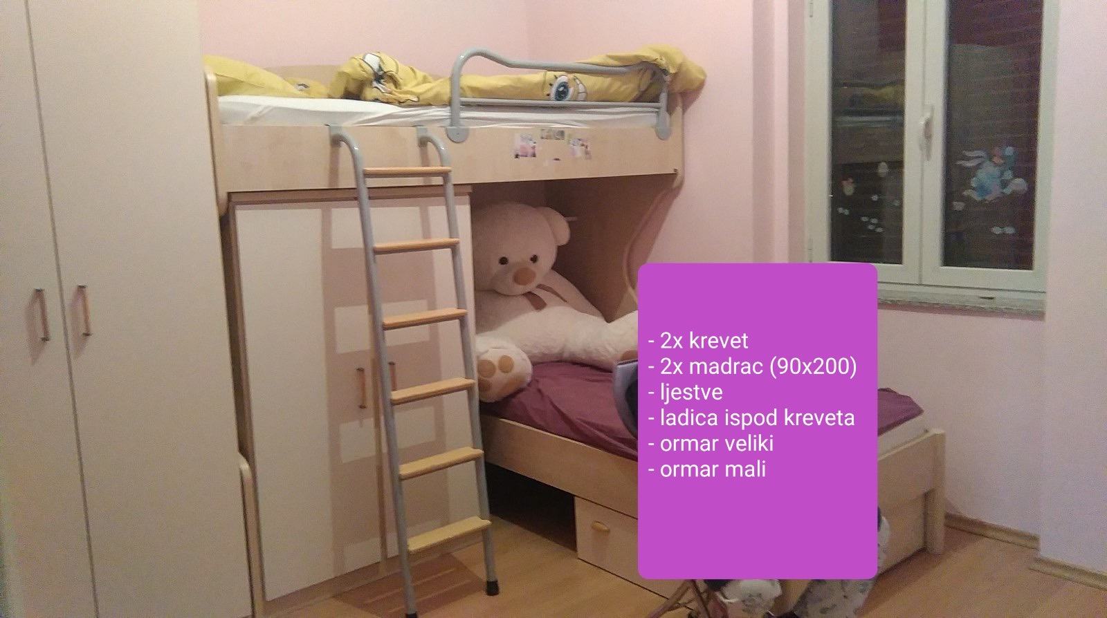 Dječja soba - kreveti na kat