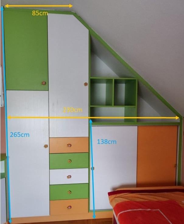 Veliki ormar za djecu i teenagere