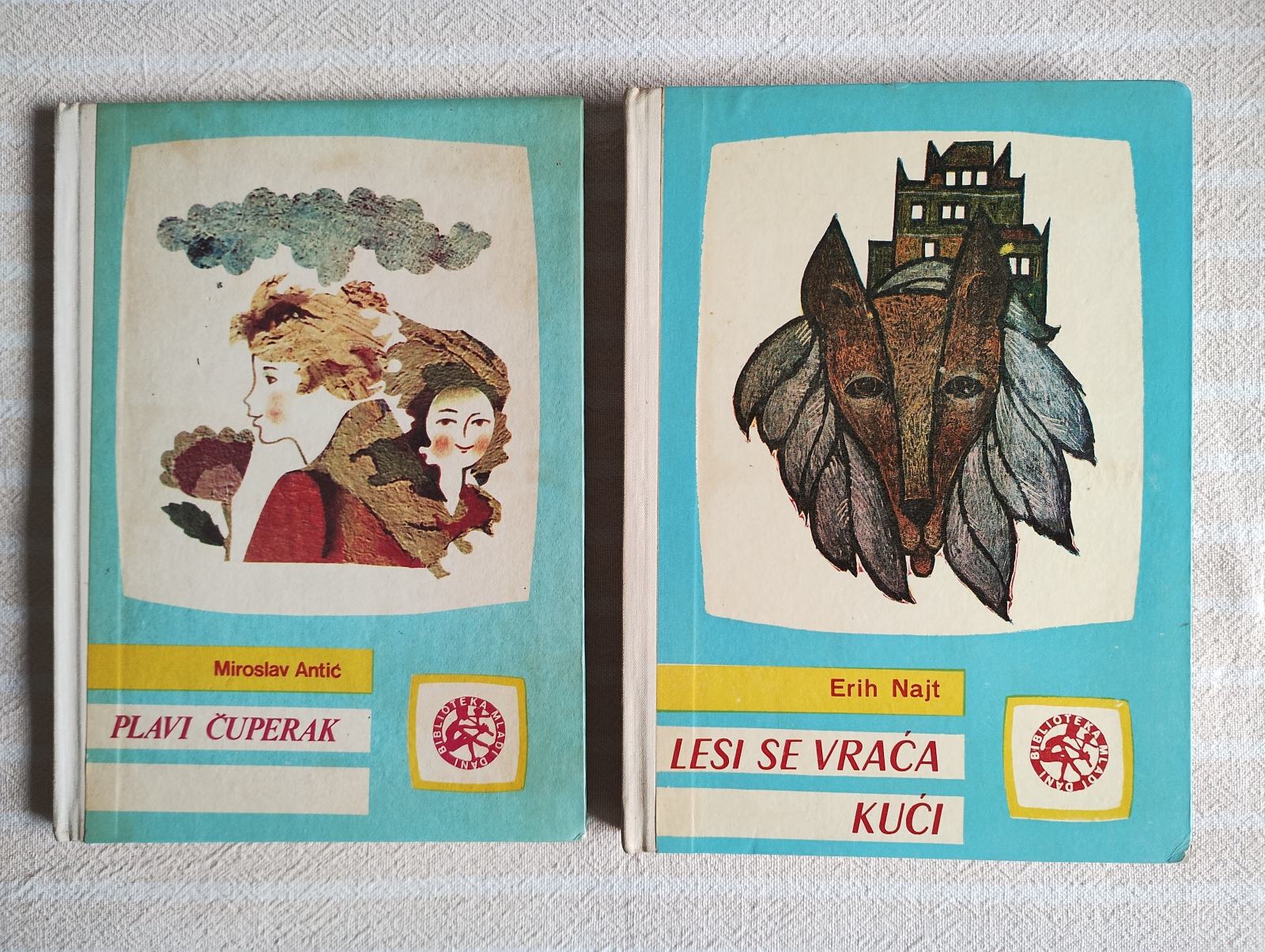 BIBLIOTEKA MLADI DANI ANTIC PLAVI CUPERAK NAJT LESI SE VRACA KUCI