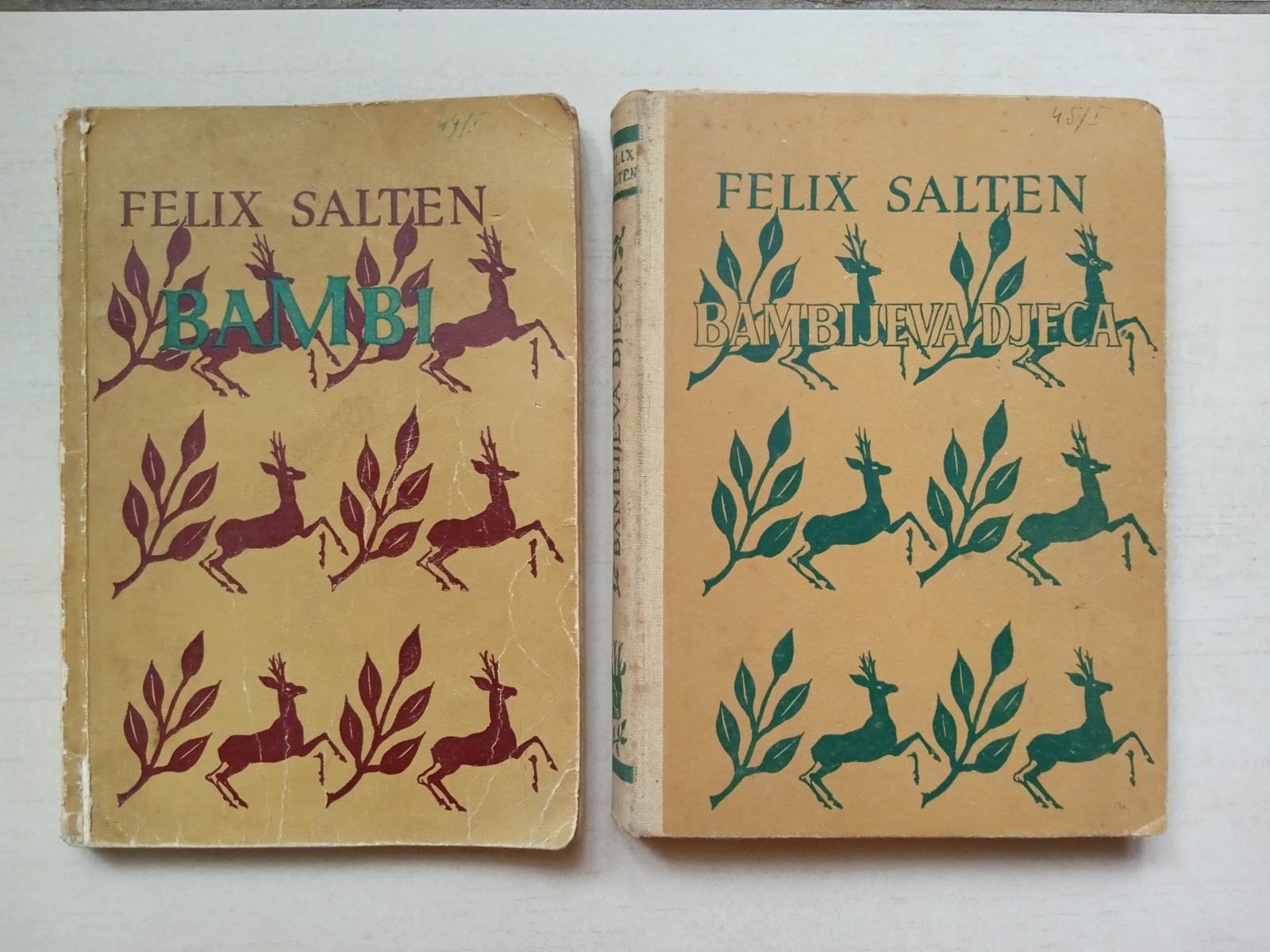 Felix Salten: Bambi / Bambijeva djeca (komplet)