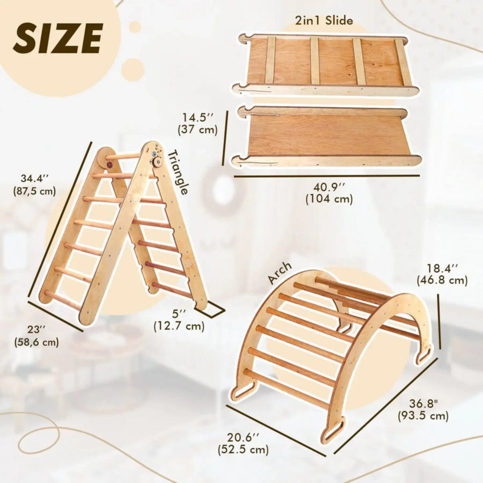 4-u-1 Montessori set za penjanje