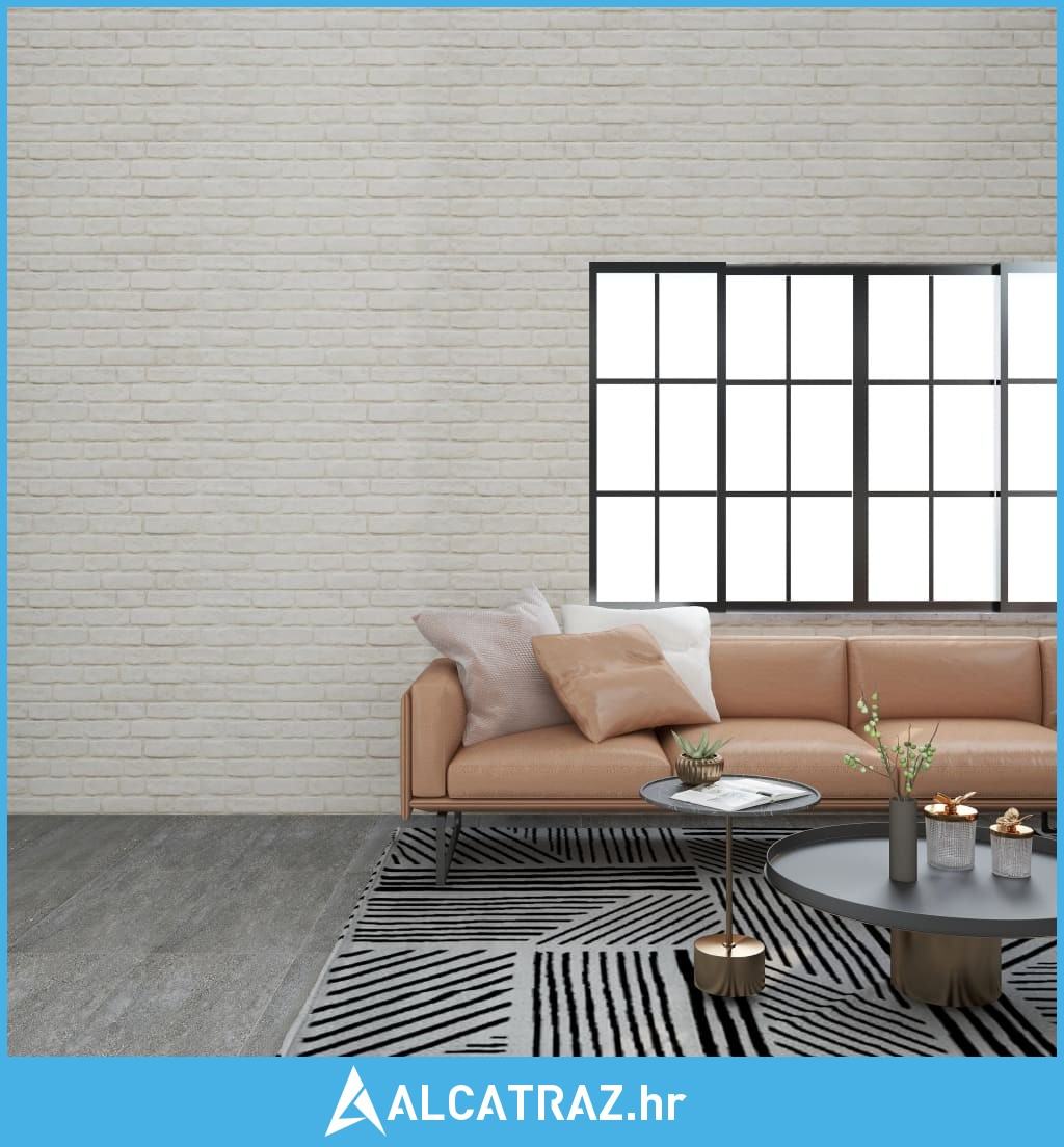 3D zidni paneli s uzorkom bijelih cigli 11 kom EPS - NOVO