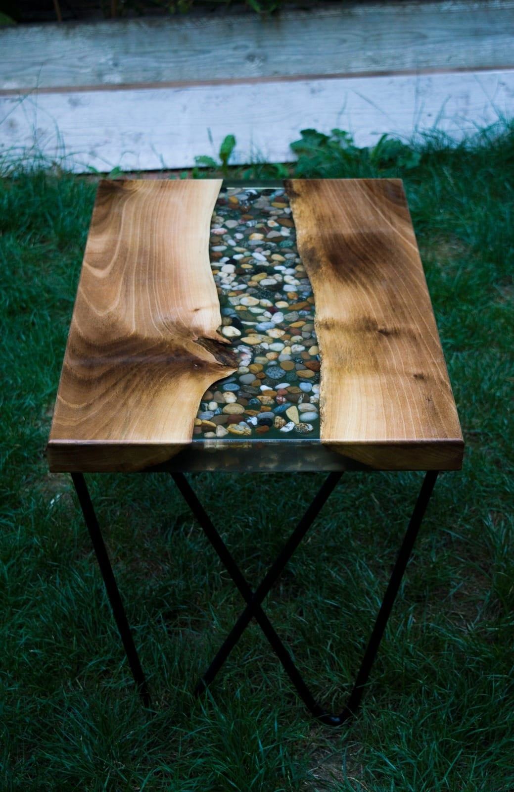 Coffee table - epoxy/orah stol