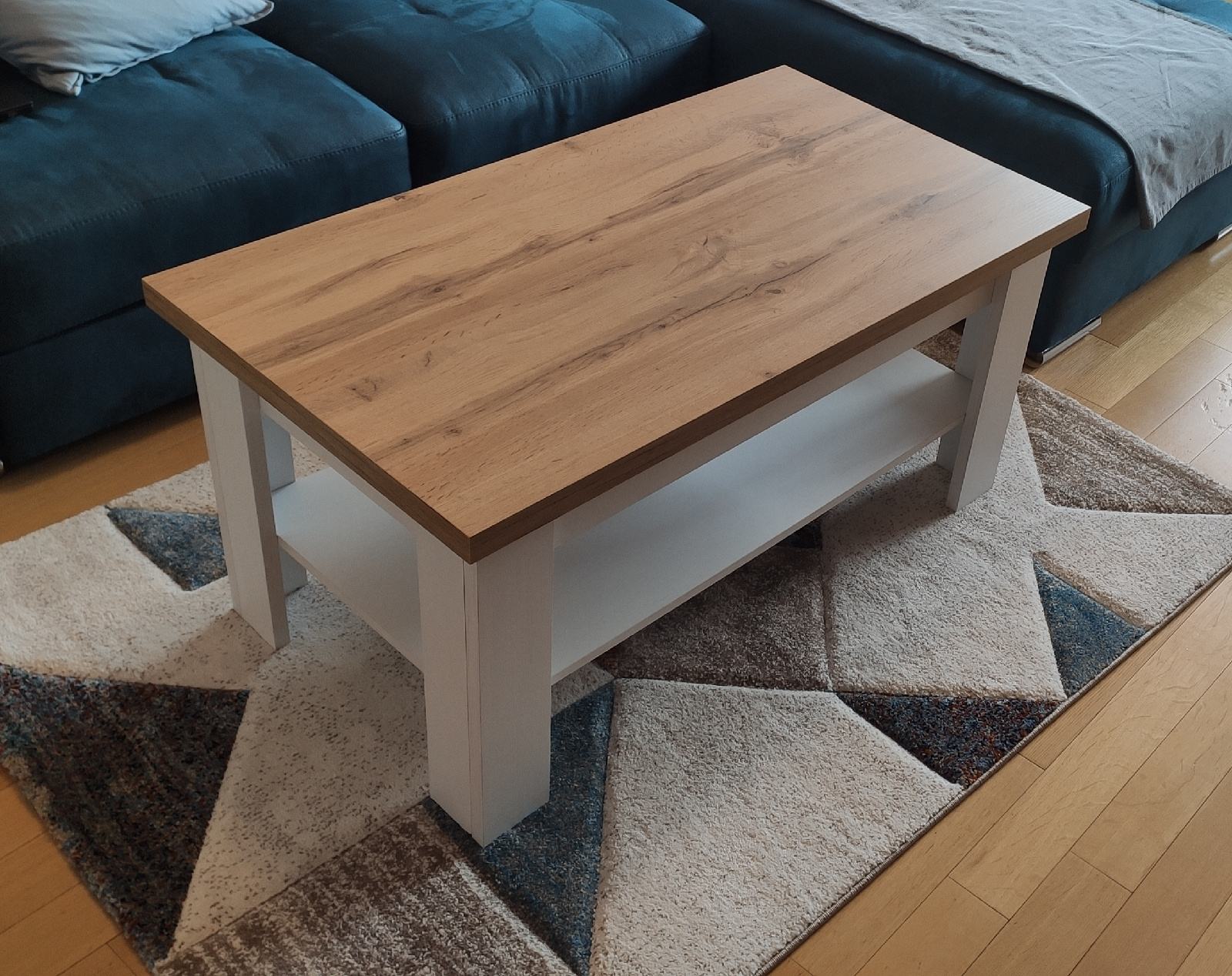 Stolić MARKSKEL 60x110 bijela/hrast