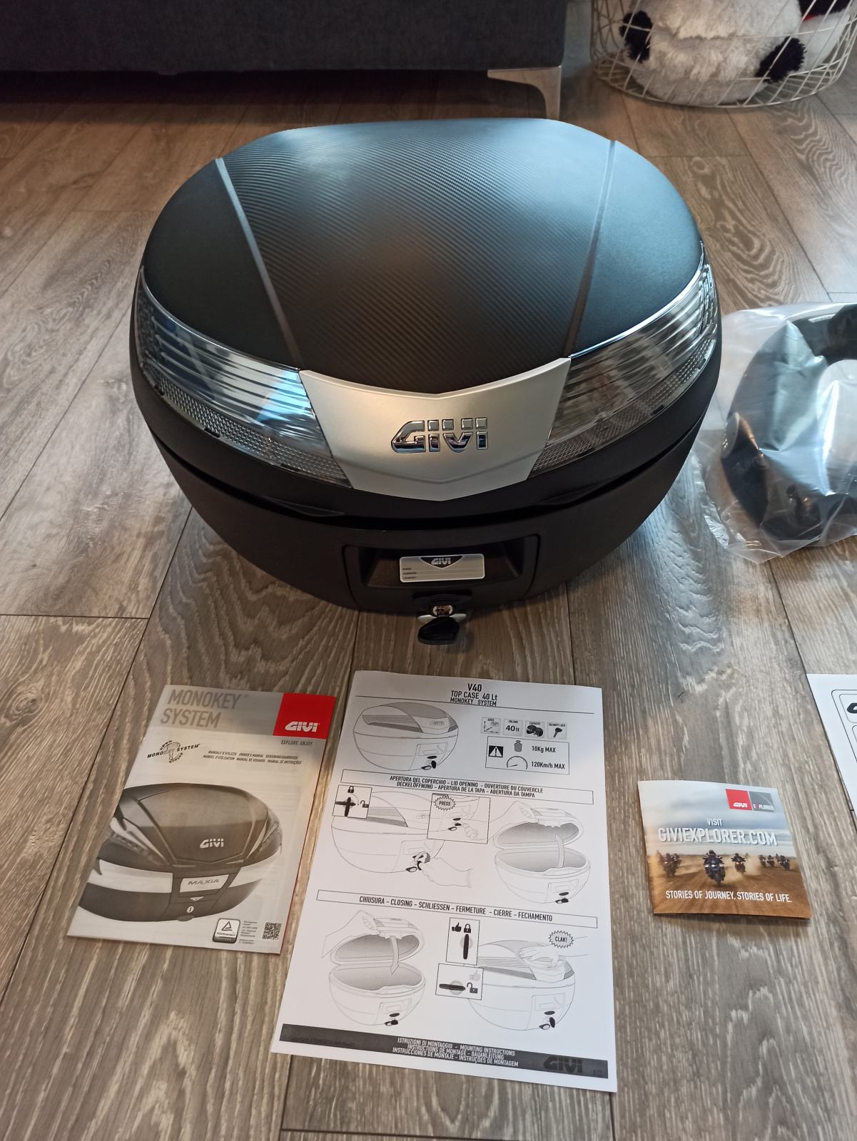 GIVI Top Case 40 lt Monokey System