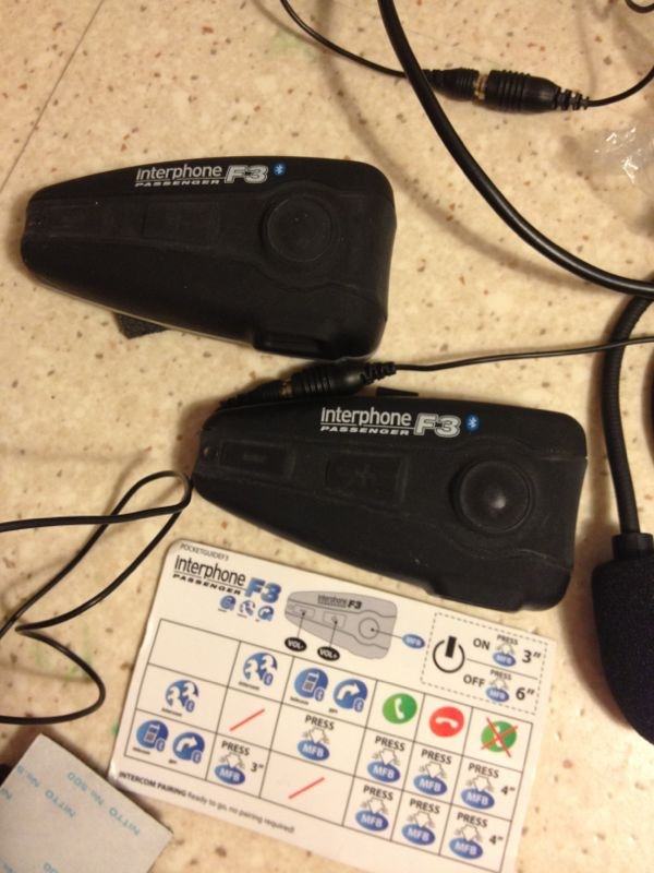 Interphone F3 Duo Bluetooth Intercom