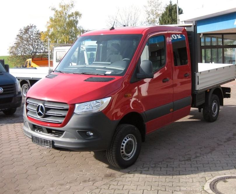 MERCEDES SPRINTER 316 CDI*4x4* *KLIMA*DUPLA KABINA SA 6 SJ*SANDUK 2700 ...