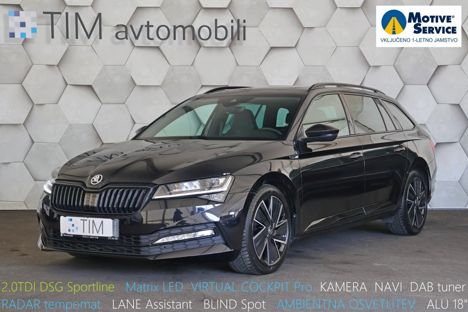 Škoda Superb Combi N1 2.0 TDI DSG Sportline Matrix LED COCKPIT, 2021 god.