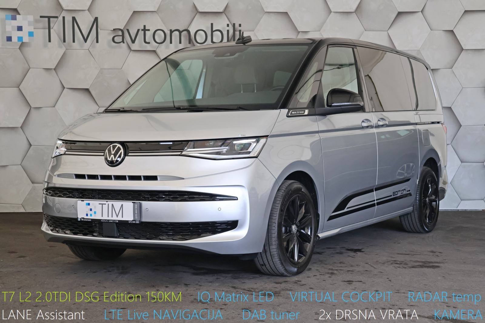 VW T7 Multivan L2 2.0 TDI DSG Edition COCKPIT KAMERA N1-teretno, 2024 god.