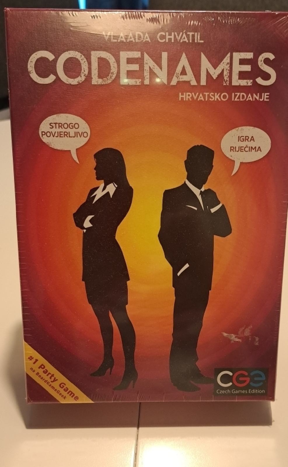 CODENAMES - Novo!!! HRVATSKO IZDANJE, društvena igra 10+
