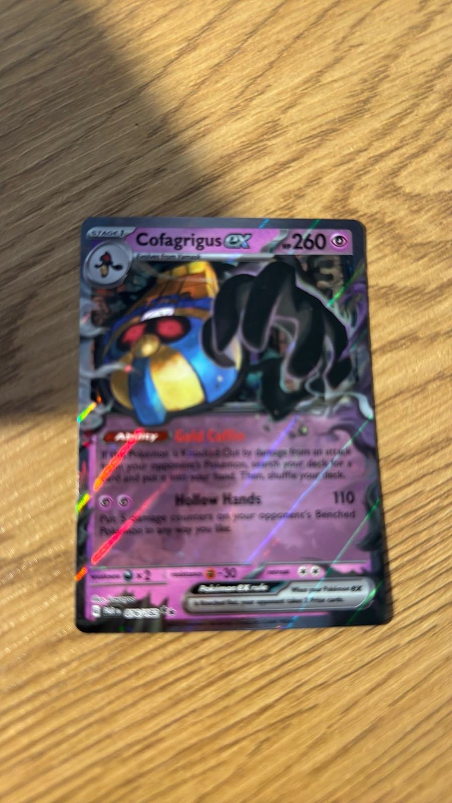 Cofagrigus EX pokemon karta