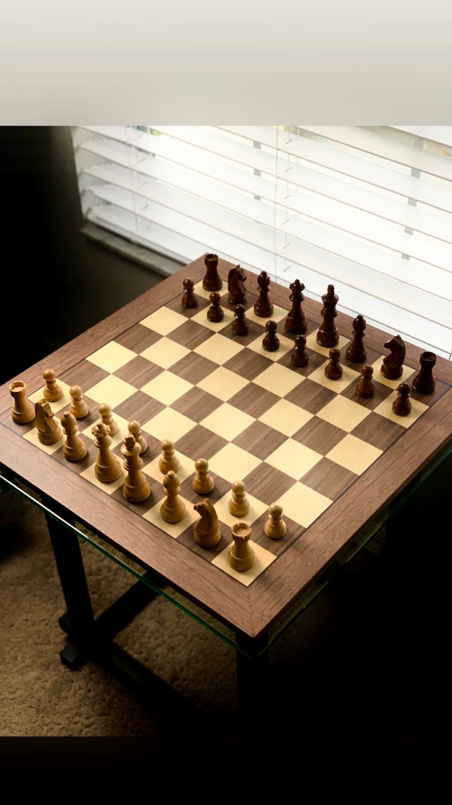 DGT Walnut Board Non-Electronic with Timeless Pieces