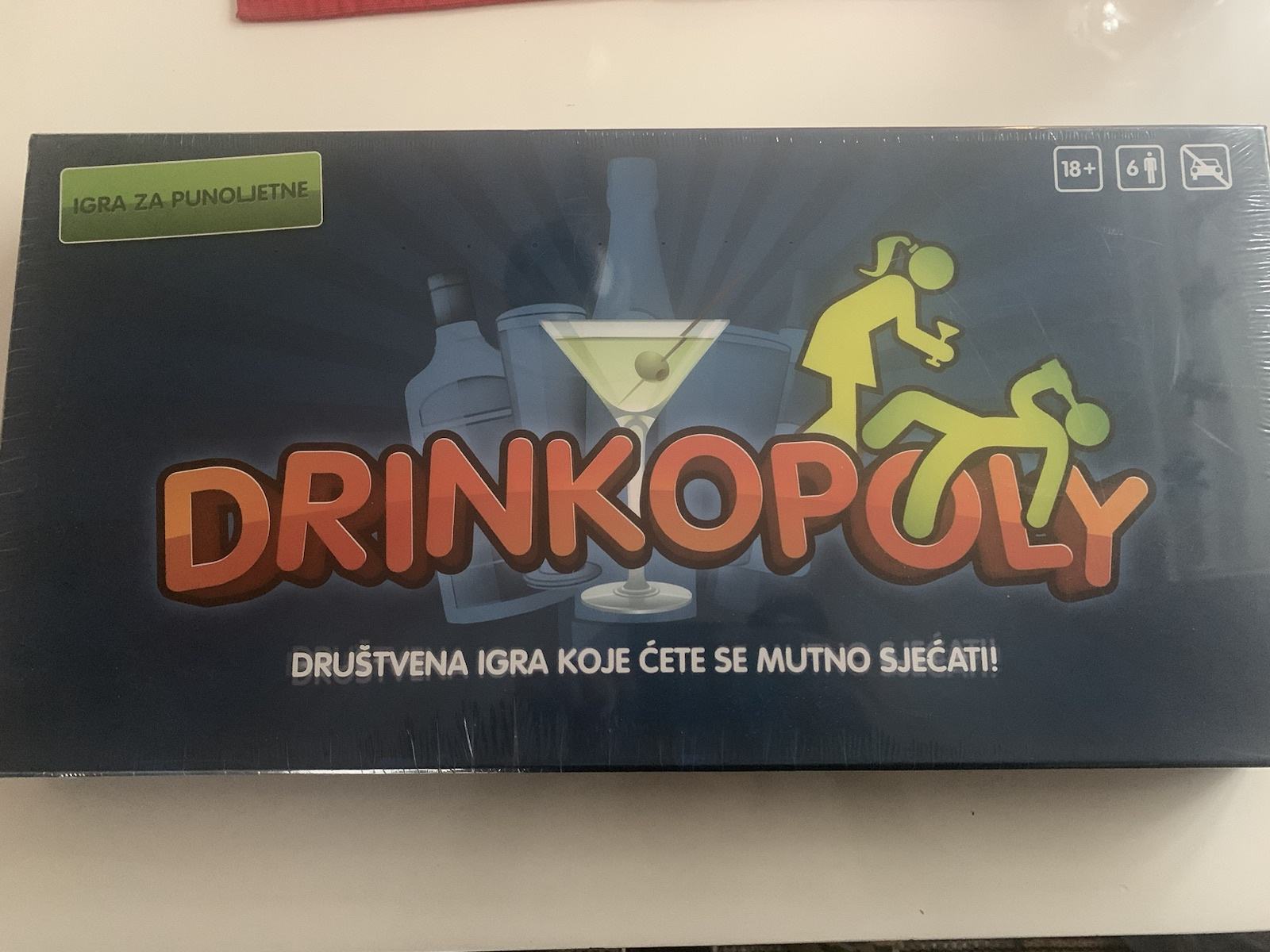 DRINKOPOLY Društvena Igra, NOVO, NEOTPAKIRANO