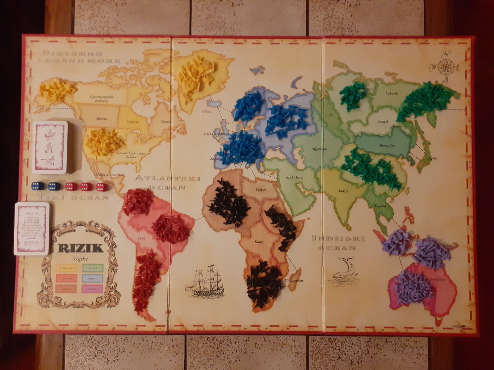 Društvena igra Rizik - 1994. godina (Risk)