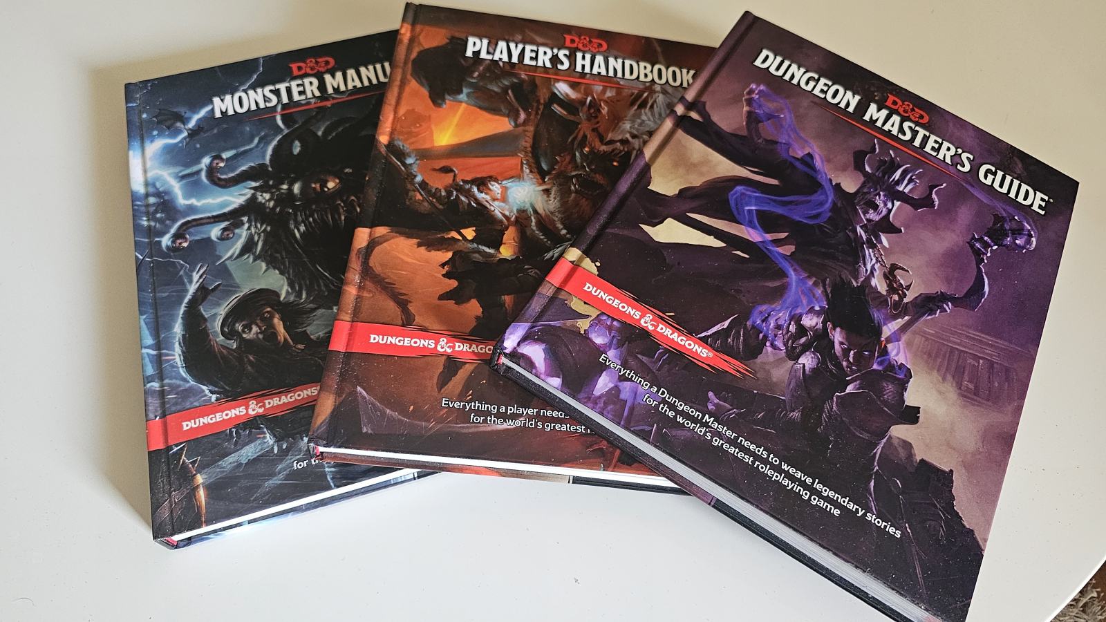 Dungeons & Dragons - Players Handbook, DMs Guide, Monster Manual
