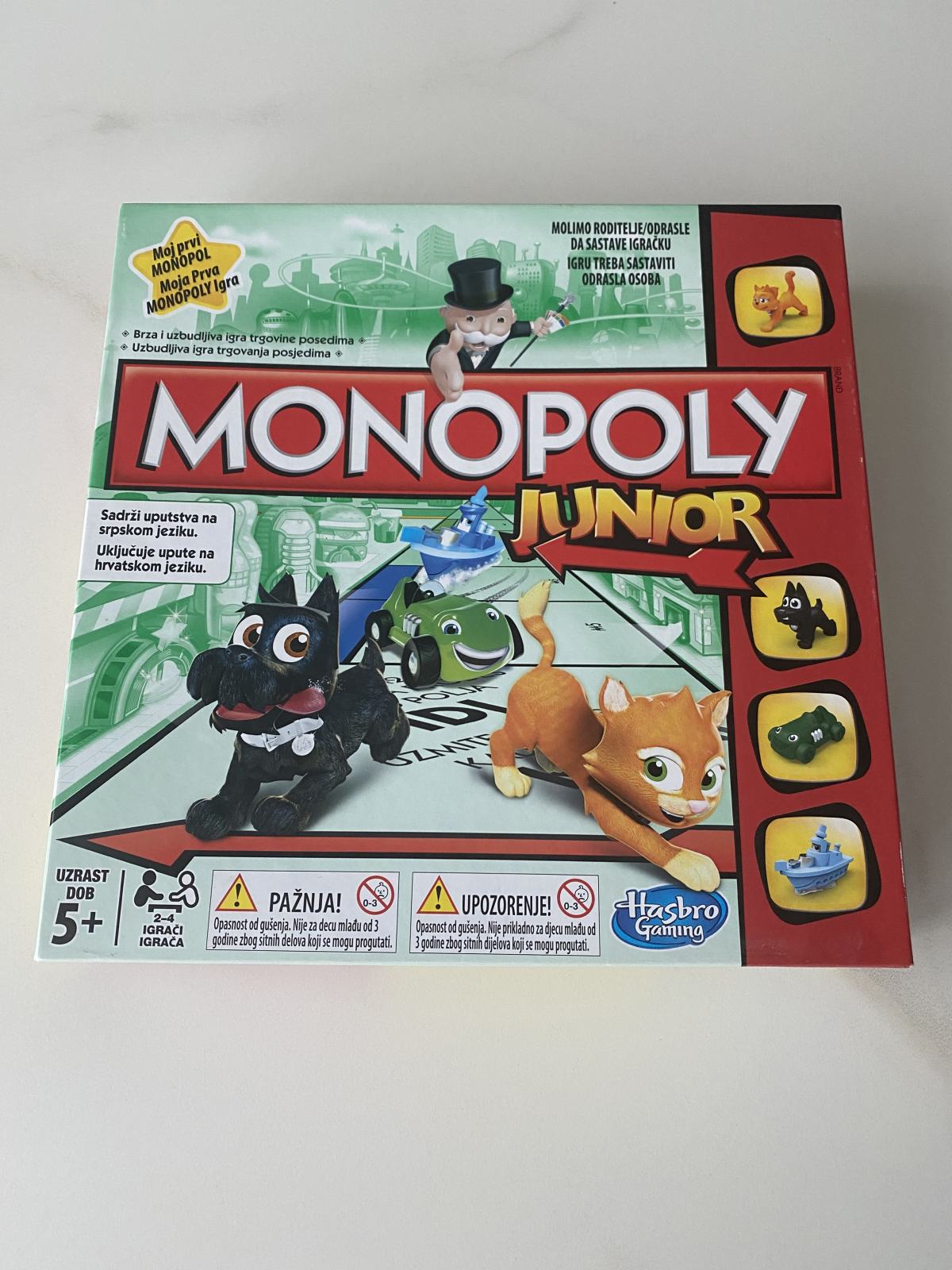 HASBRO GAMES Monopoly Junior društvena igra