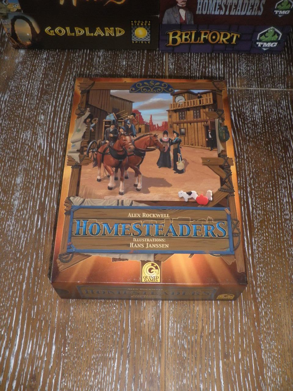 HOMESTEADERS - društvena igra / board game do 4 igrača