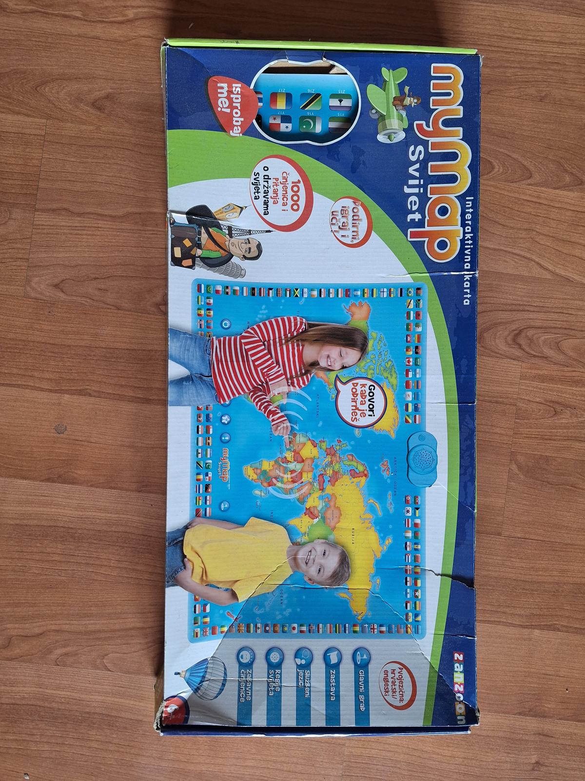 Interaktivna karta svijeta Mymap