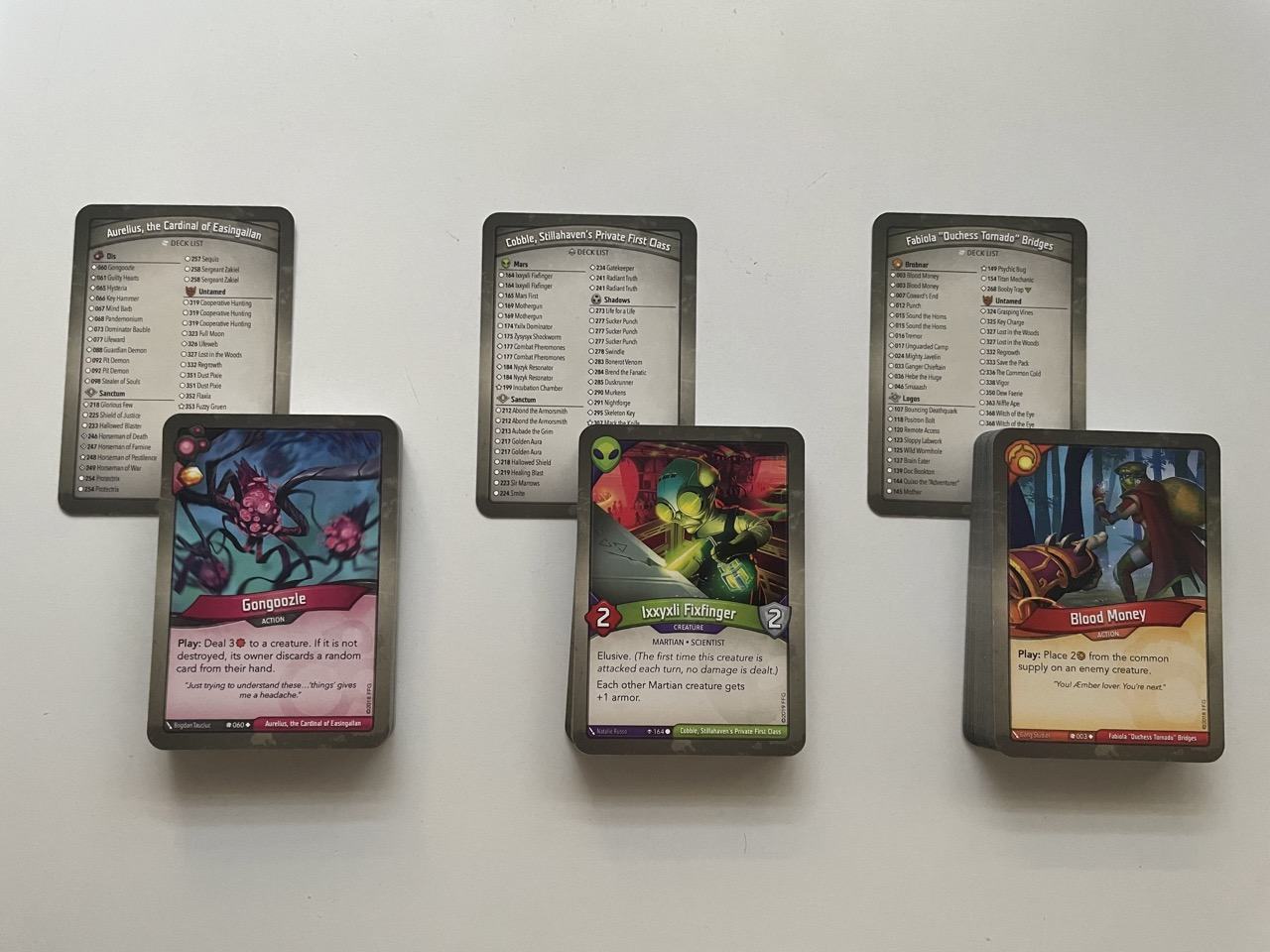 Keyforge TCG - 3 decka