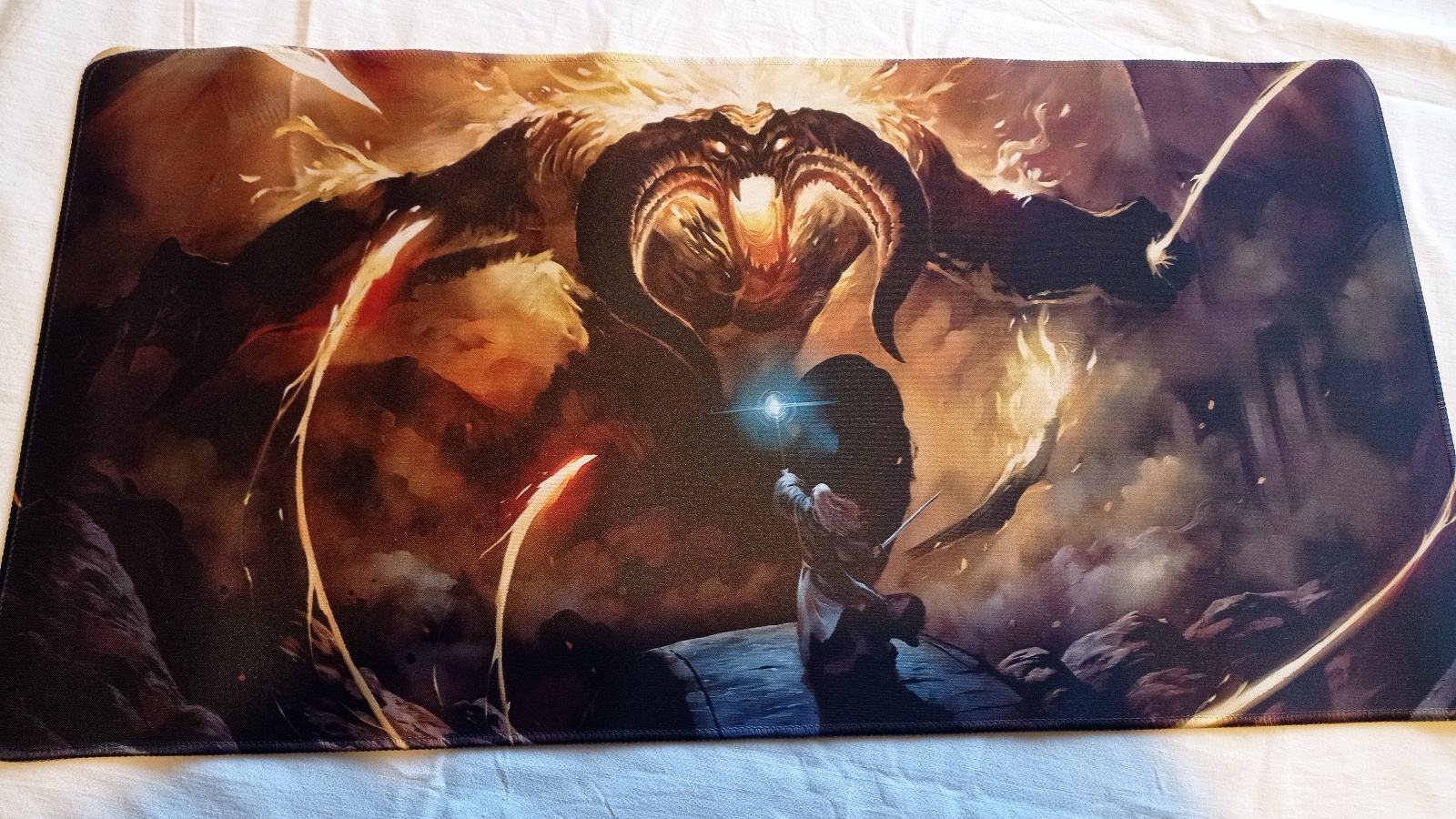 Lord of the Rings Playmat Gandalf and Balrog za gaming i tcg