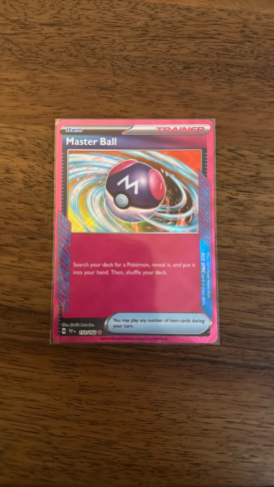 Master Ball Pokemon karta