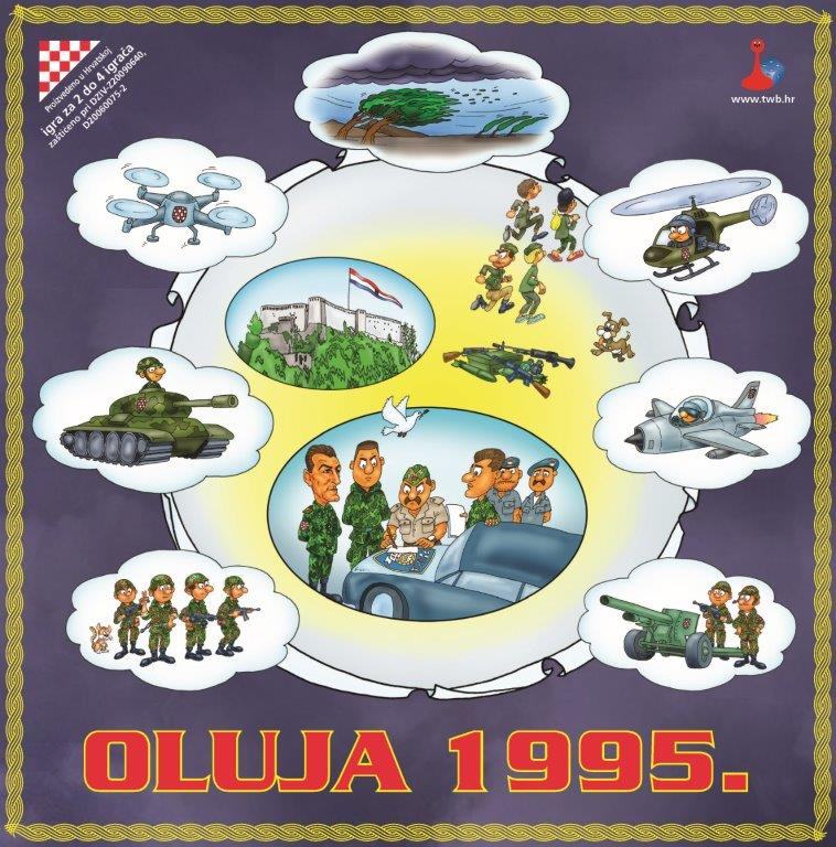 OLUJA 1995 društvena igra - NOVO