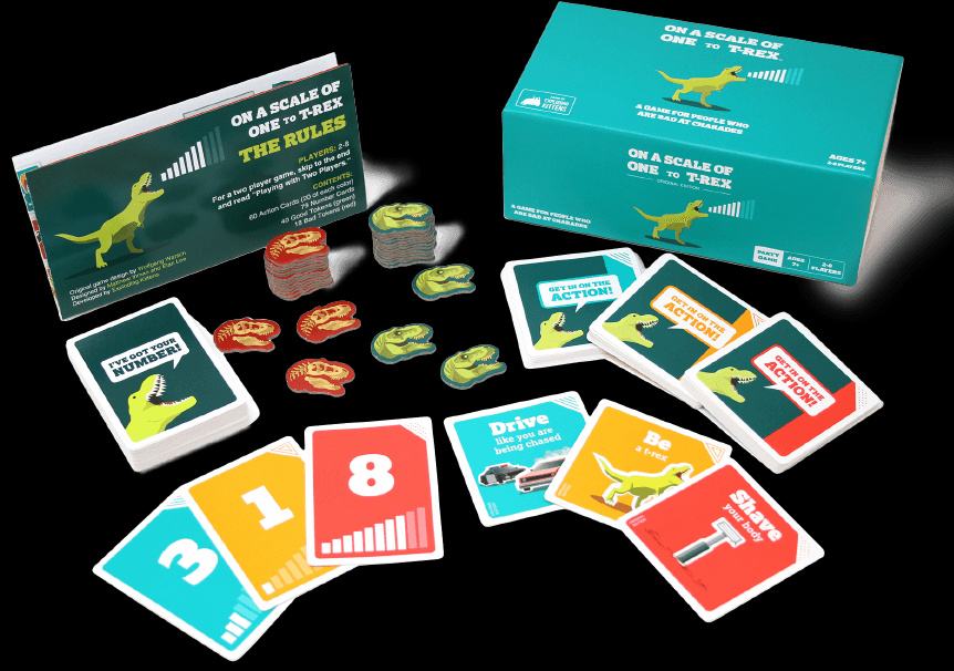 On A Scale Of One To T-Rex - Boardgame (TREXCORE1) (N)