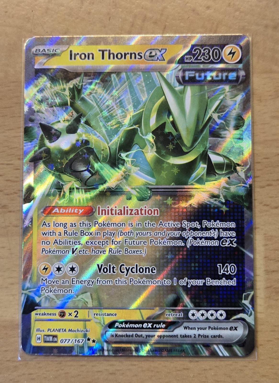 Pokemon karta - Iron Thorns ex (TWM 077/167)