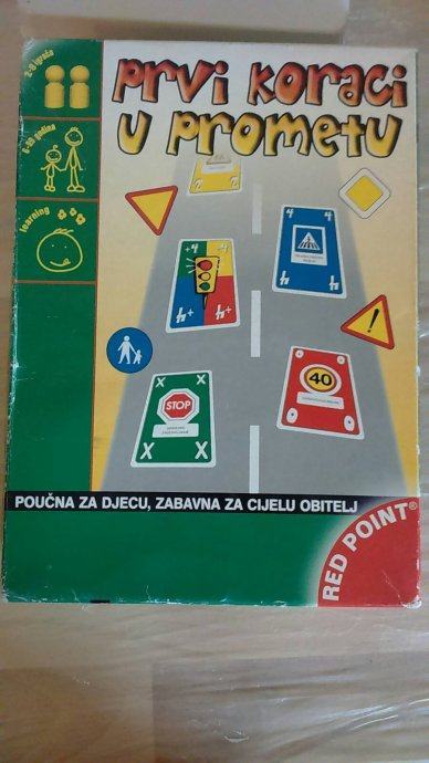PRVI KORACI U PROMETU - RED POINT / Igra memorije