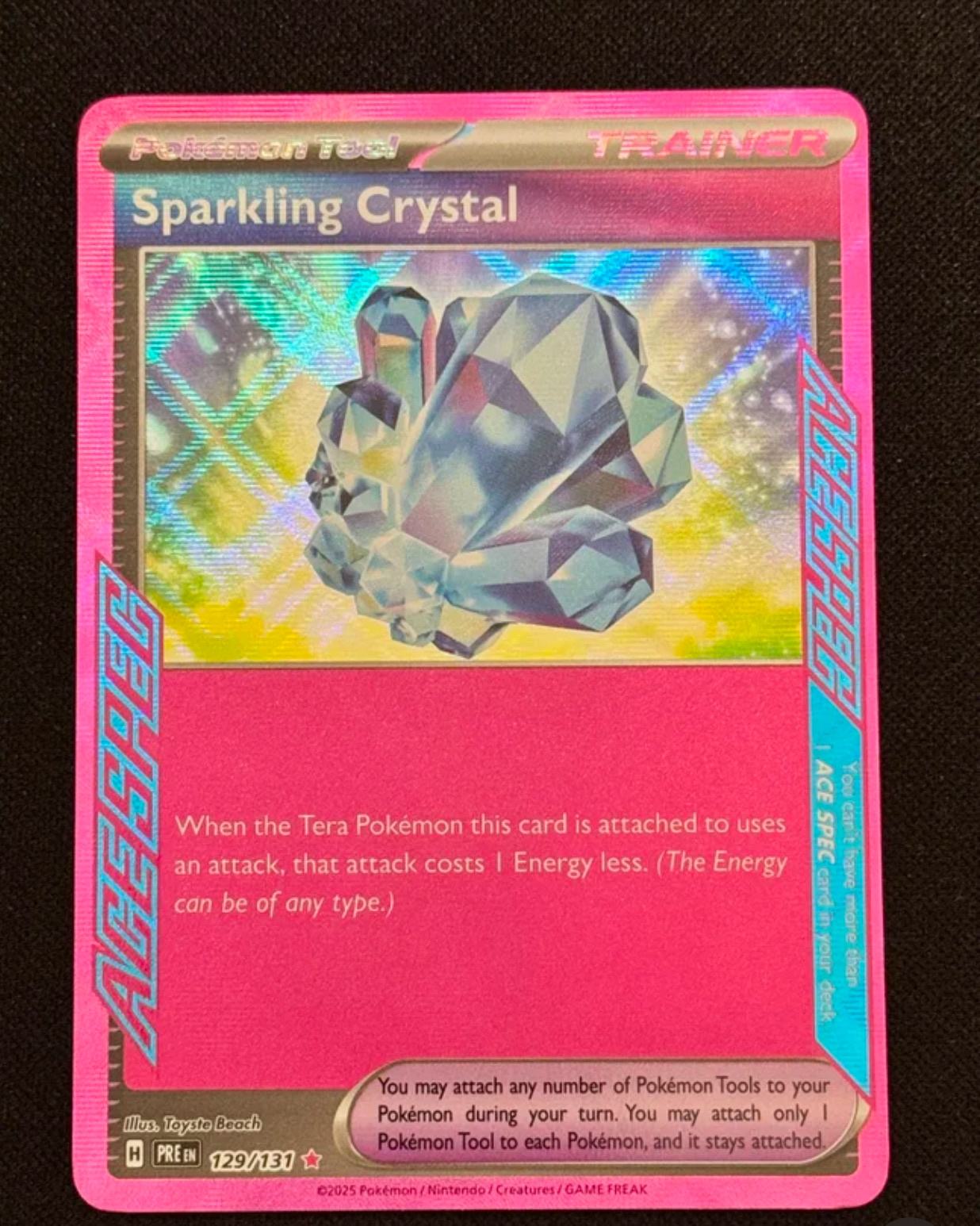 Sparkling Crystal - prismatic evolutions Pokemon karta