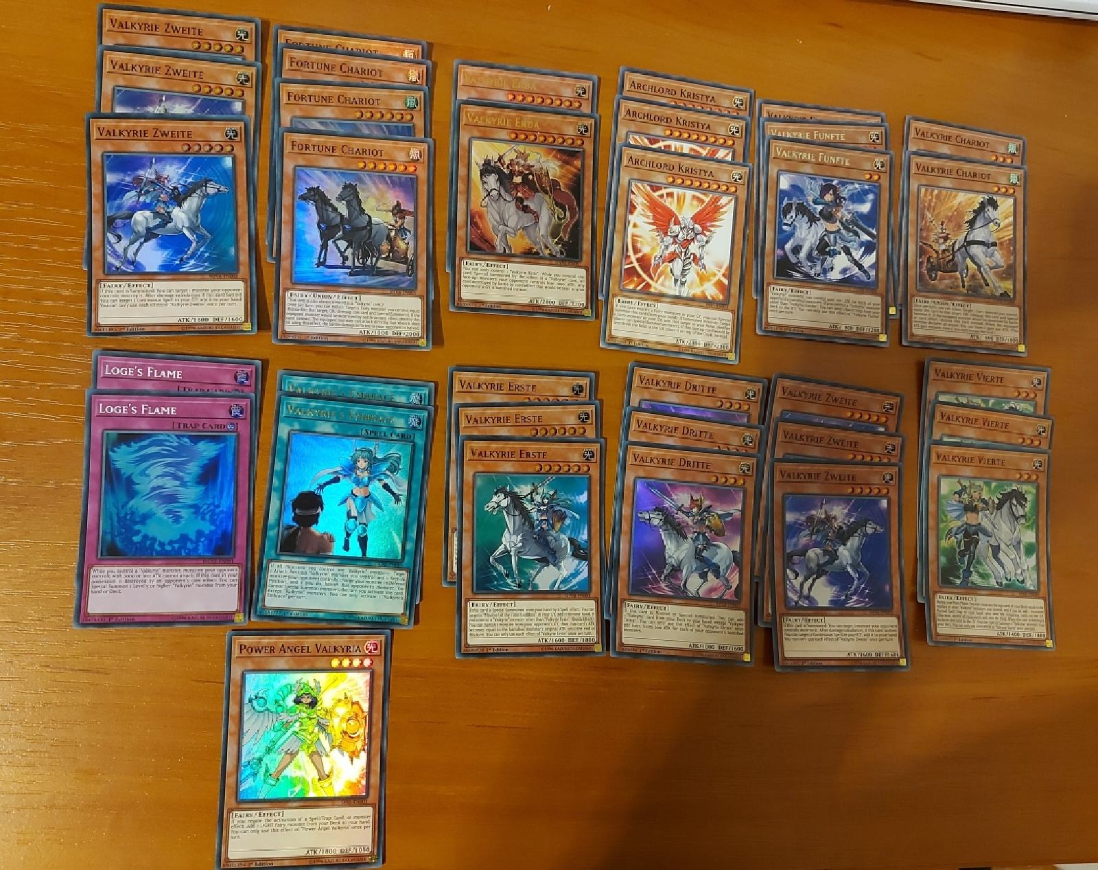 Valkyirie deck core yugioh