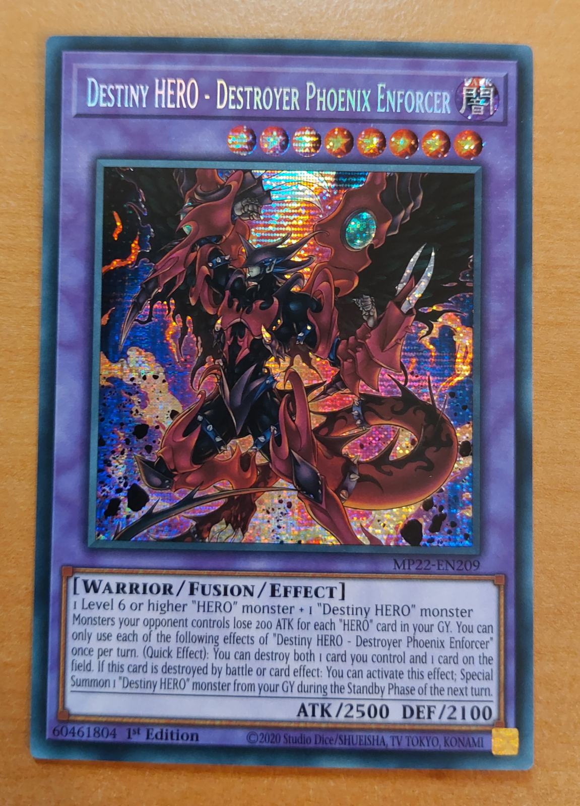 Yu-G-Oh! YuGiOh! Destiny Hero - Destroyer Phoenix Enforcer