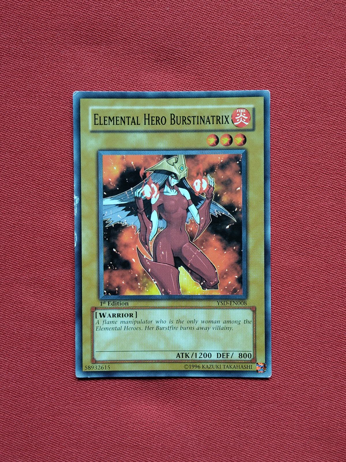 Yu-Gi-Oh - Elemental Hero Burstinatrix, YSD-EN008