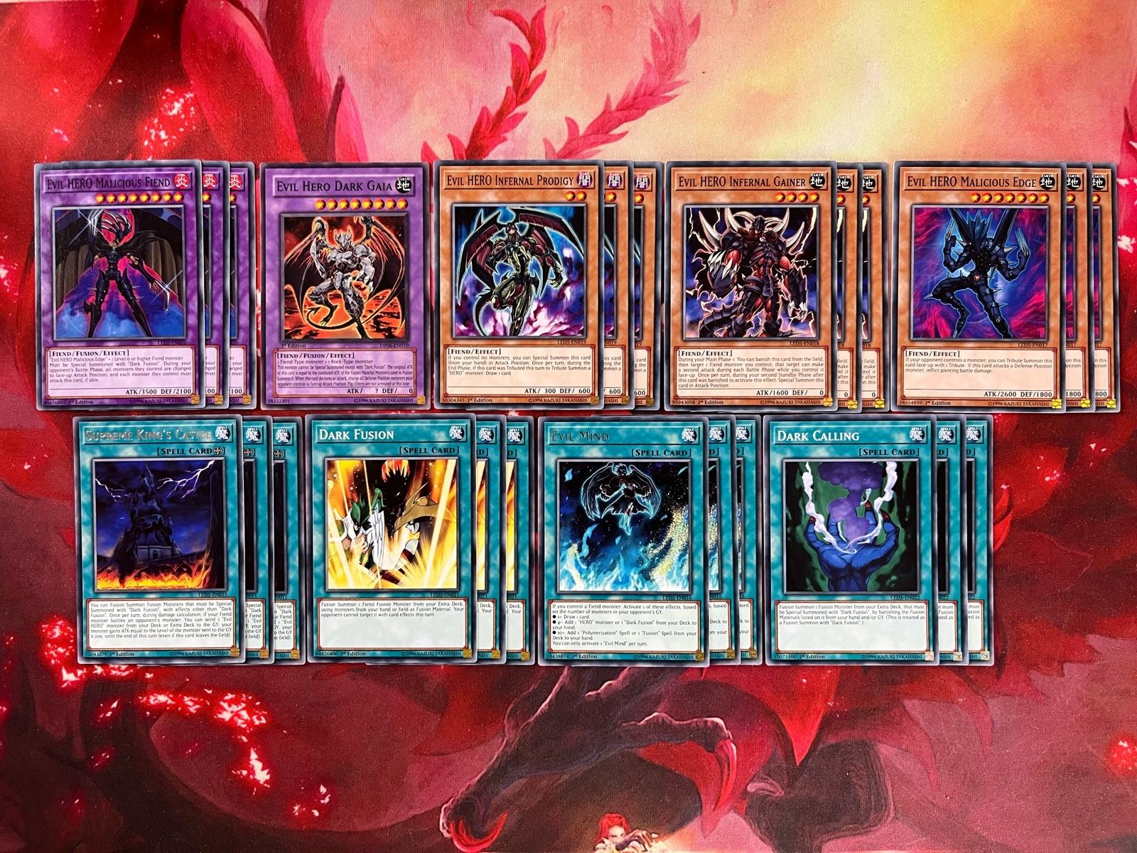 Yu-Gi-Oh! Evil Hero lot #137