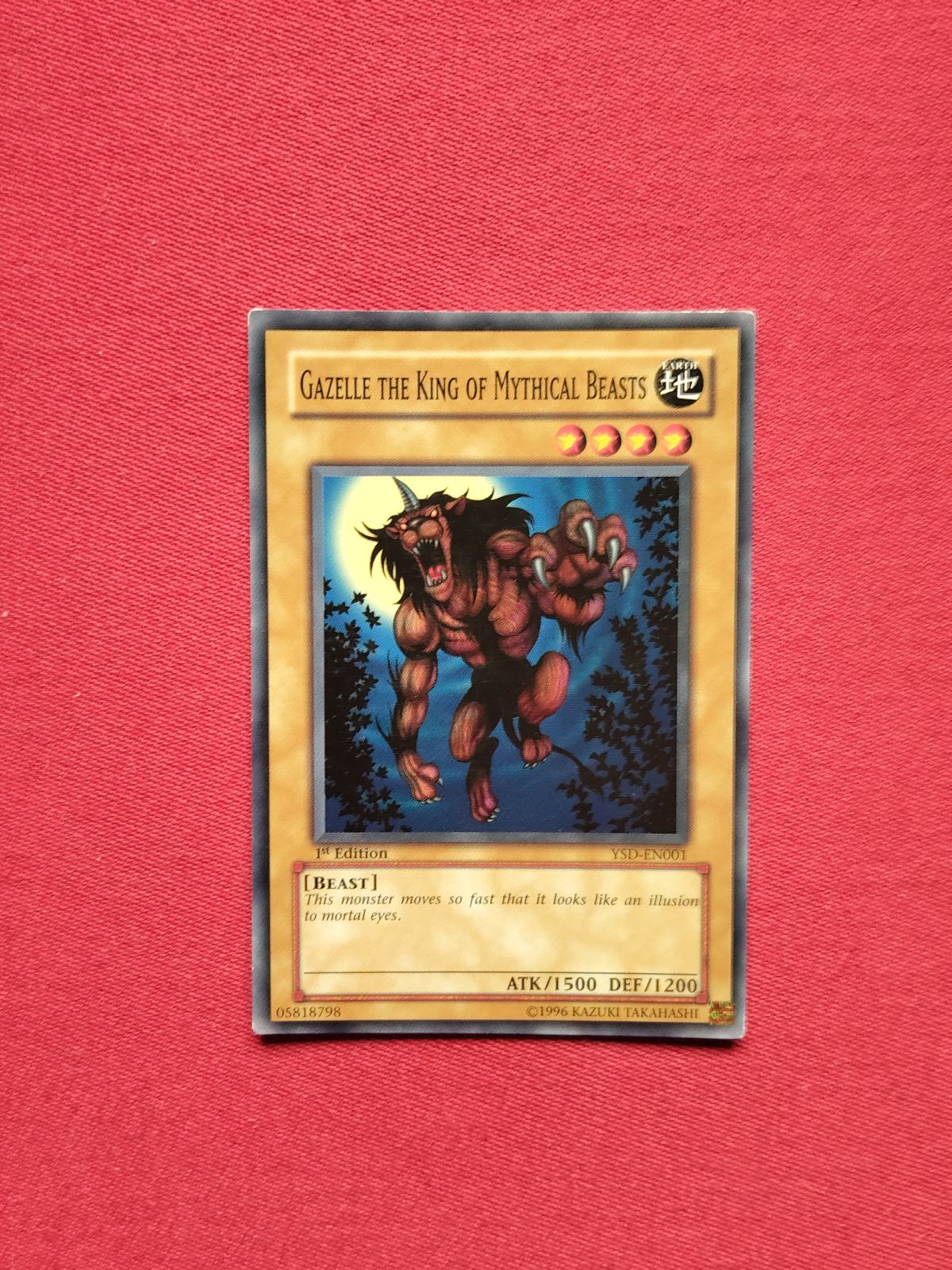 Yu-Gi-Oh - Gazelle the King of Mythical Beasts, YSD-EN001