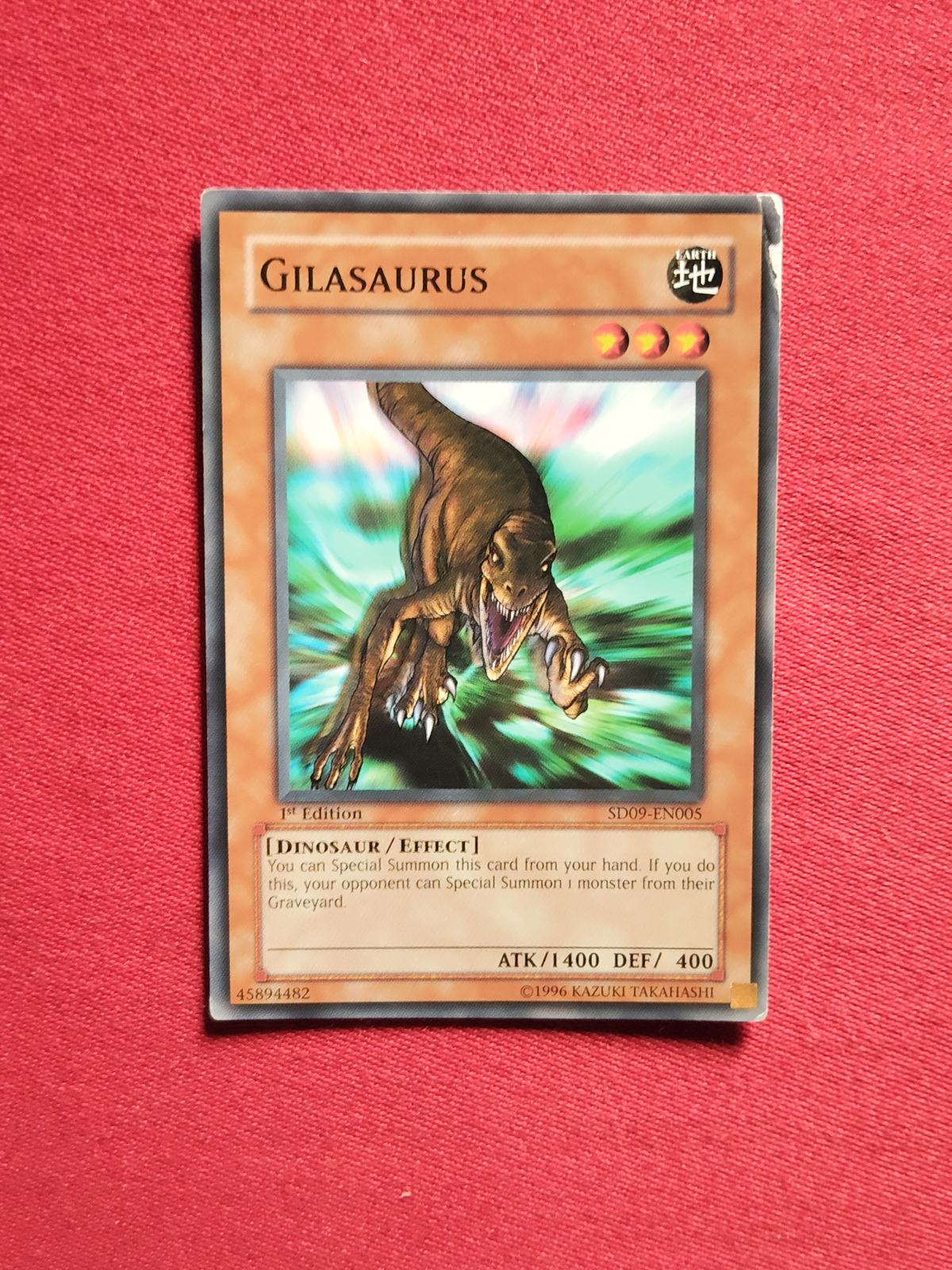 Yu-Gi-Oh - Gilasaurus, SD09-EN005