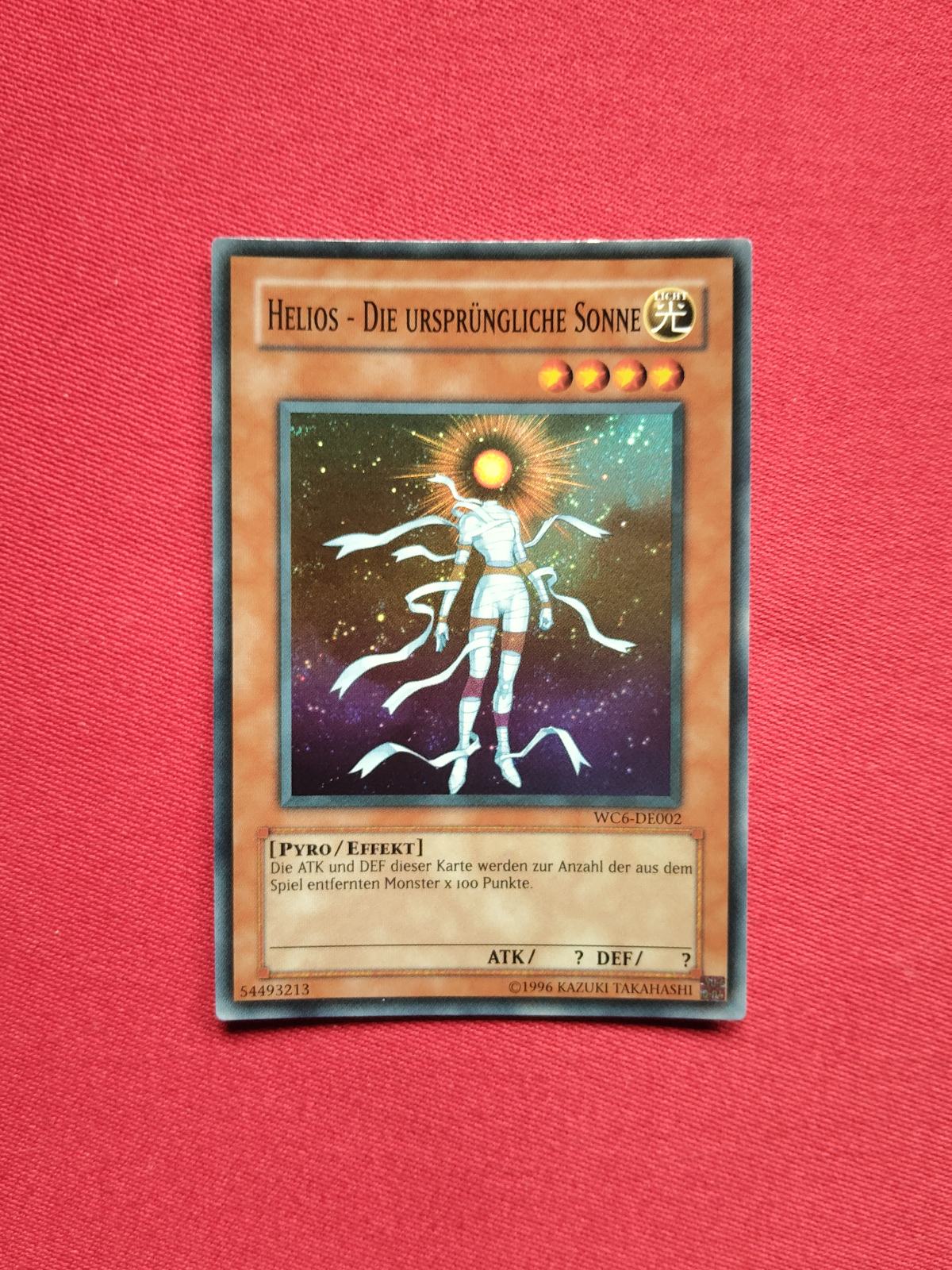 Yu-Gi-Oh - Helios the Primordial Sun, WC6-DE002