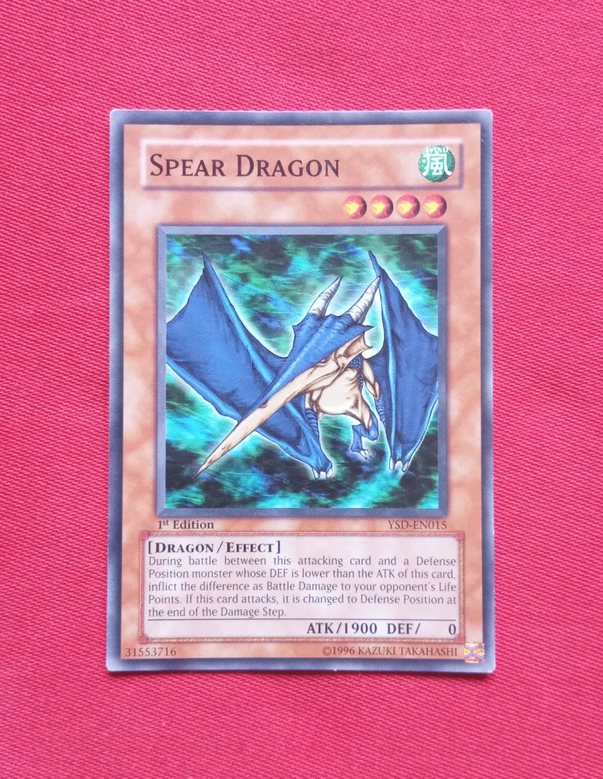 Yu-Gi-Oh - Spear Dragon, YSD-EN015