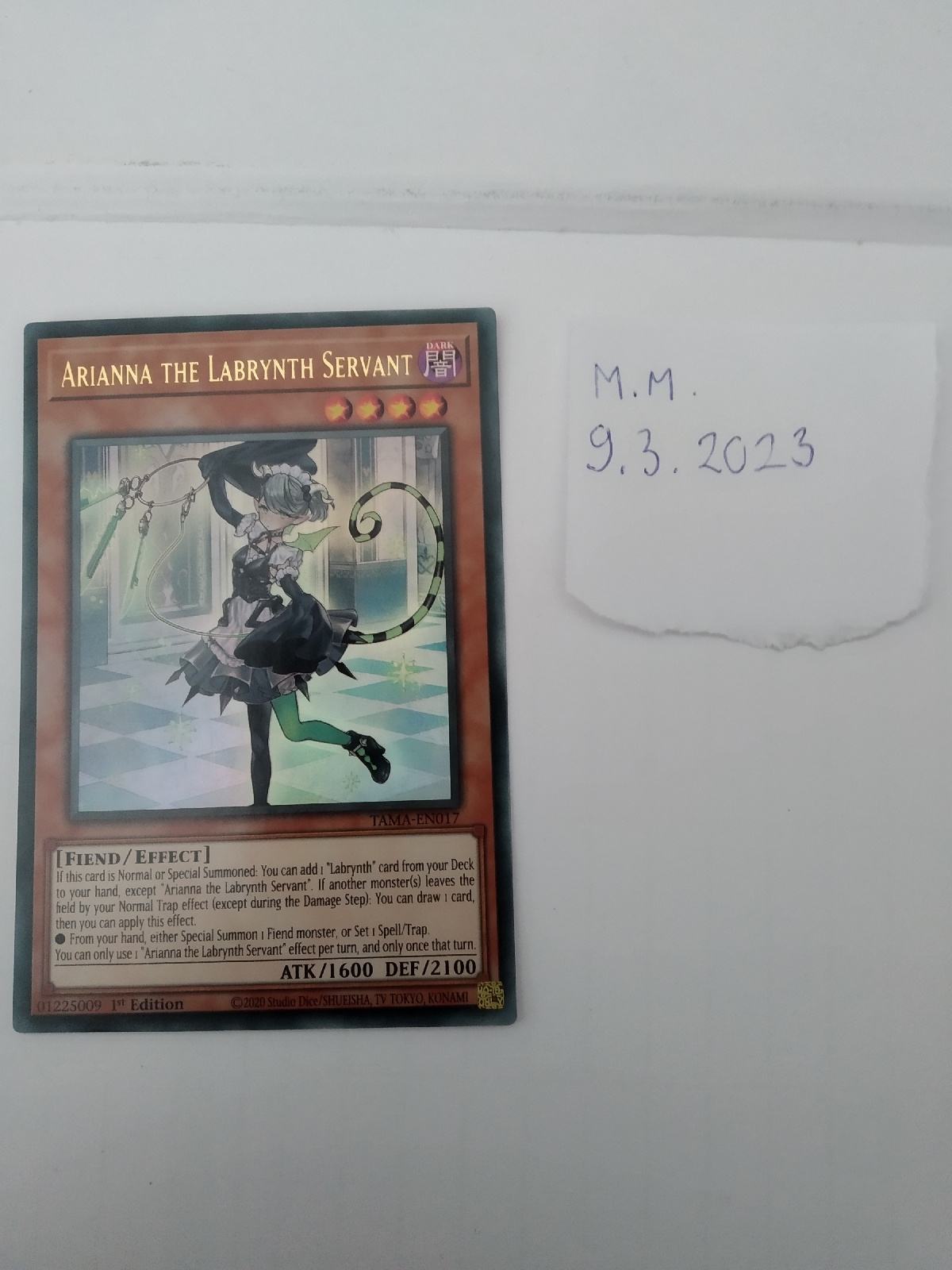 Yugioh Arianna the Labrynth Servant