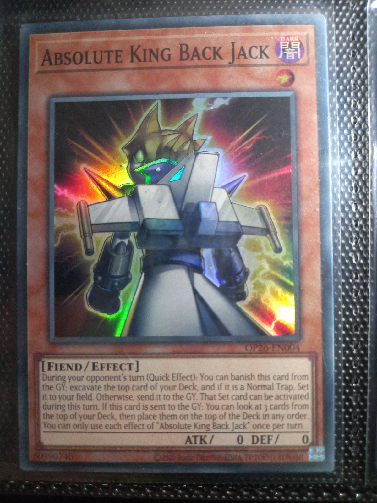 yugioh back jack super rare