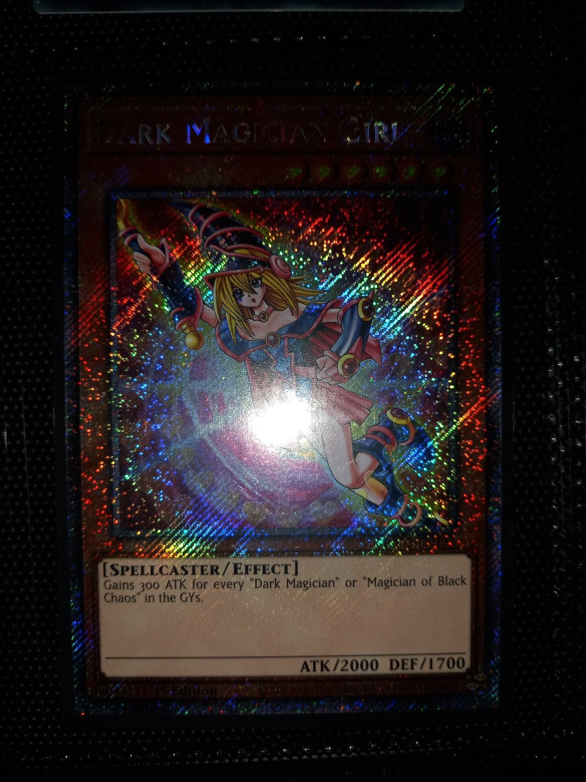 yugioh dark magician girl platinum secret rare