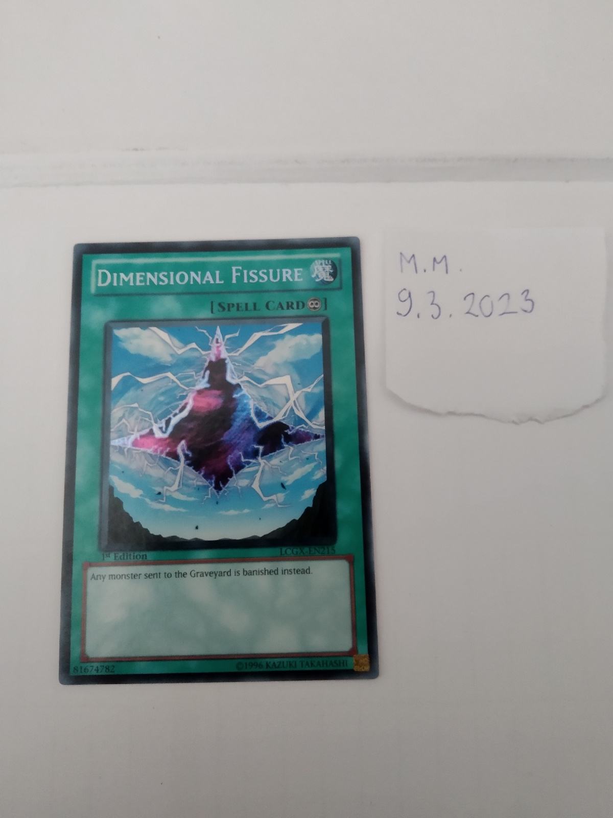 Yugioh Dimensional Fissure