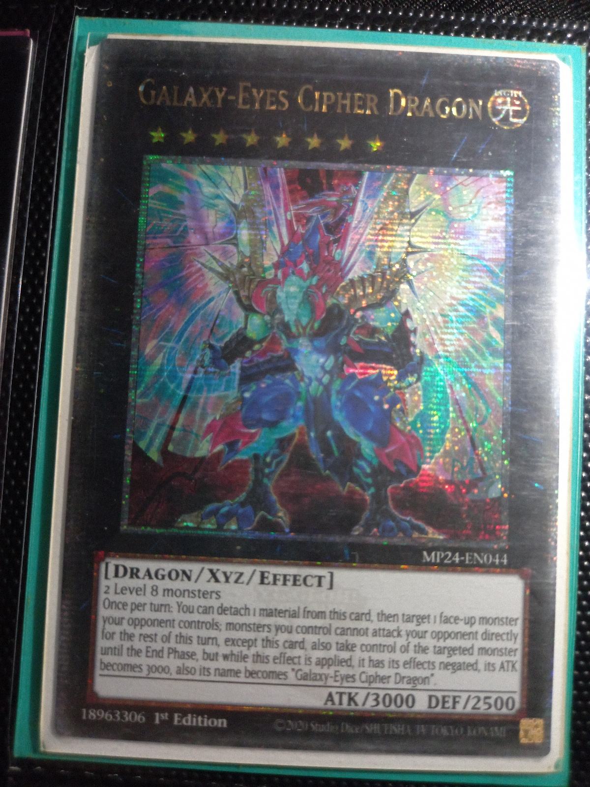 yugioh galaxy eyes cipher quarter century