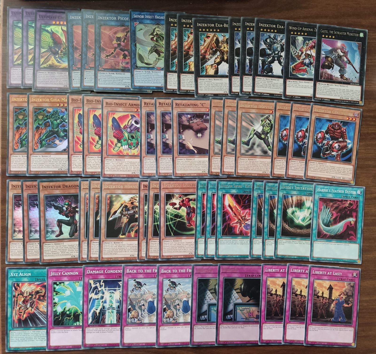 Yugioh Inzektor deck